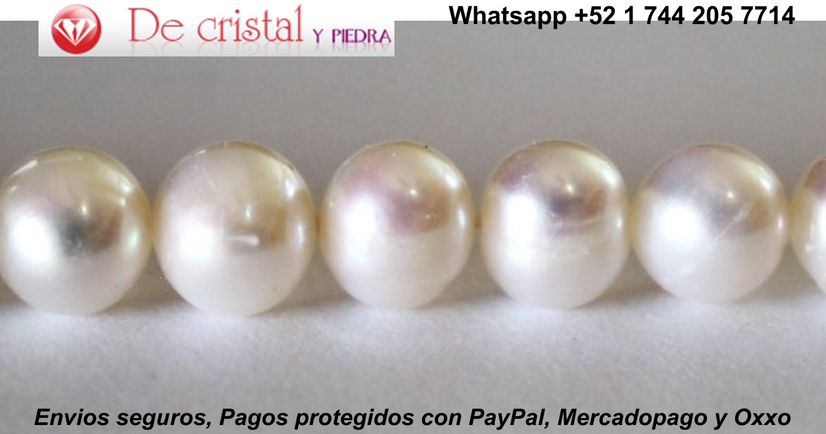 De Cristal y Piedra Catalogo Perlas y Concha Perla Cultivada PB06A6.5 ...